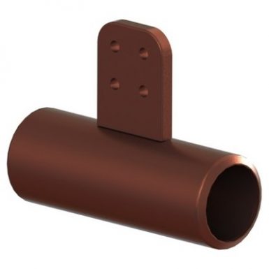 Copper Bus Splice with 4", 4-Hole Longitudinal NEMA Pad - DMC PowerDMC ...