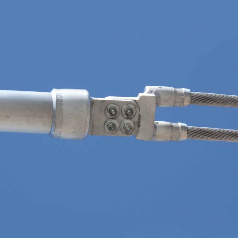 Offset Dual Barrel Terminal to 4", 4-Hole NEMA Pad - DMC PowerDMC Power ...