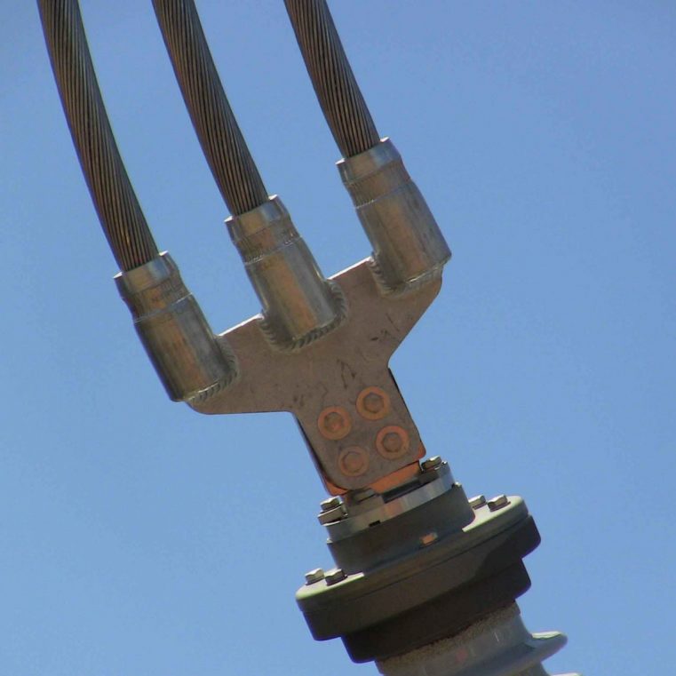 Offset Triple Barrel Terminal to 4", 4-Hole NEMA Pad - DMC PowerDMC ...